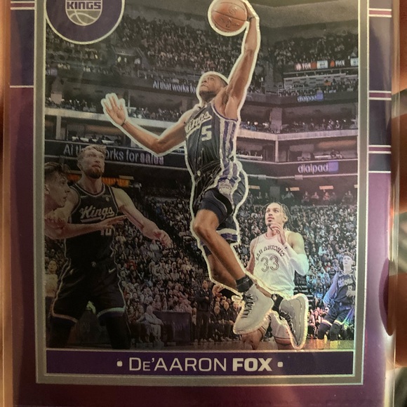 Nike | Accessories | Deaaron Fox Kings Basketball Card | Poshmark